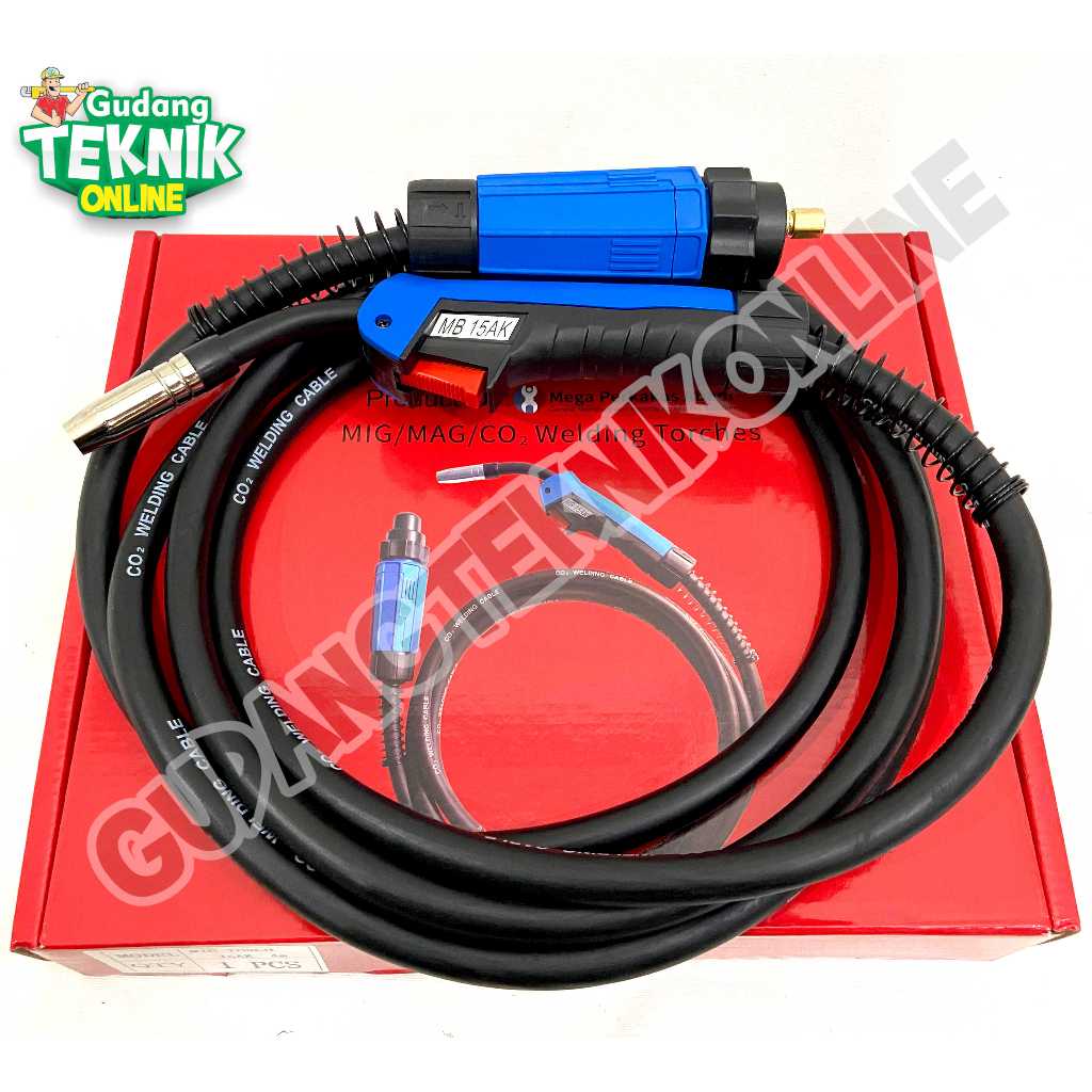 Jual Stang Las Mig Torch 4M 400cm RHINO MB15AK SPR0505 / Mig Torch ...