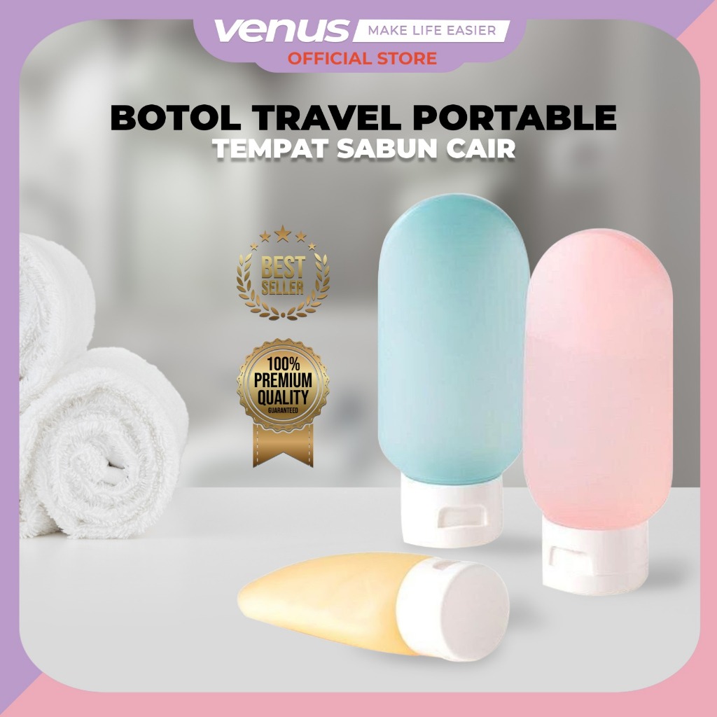 Jual VENUSJKT - Botol Travel Portable Tempat Sabun Cair Botol Sabun ...