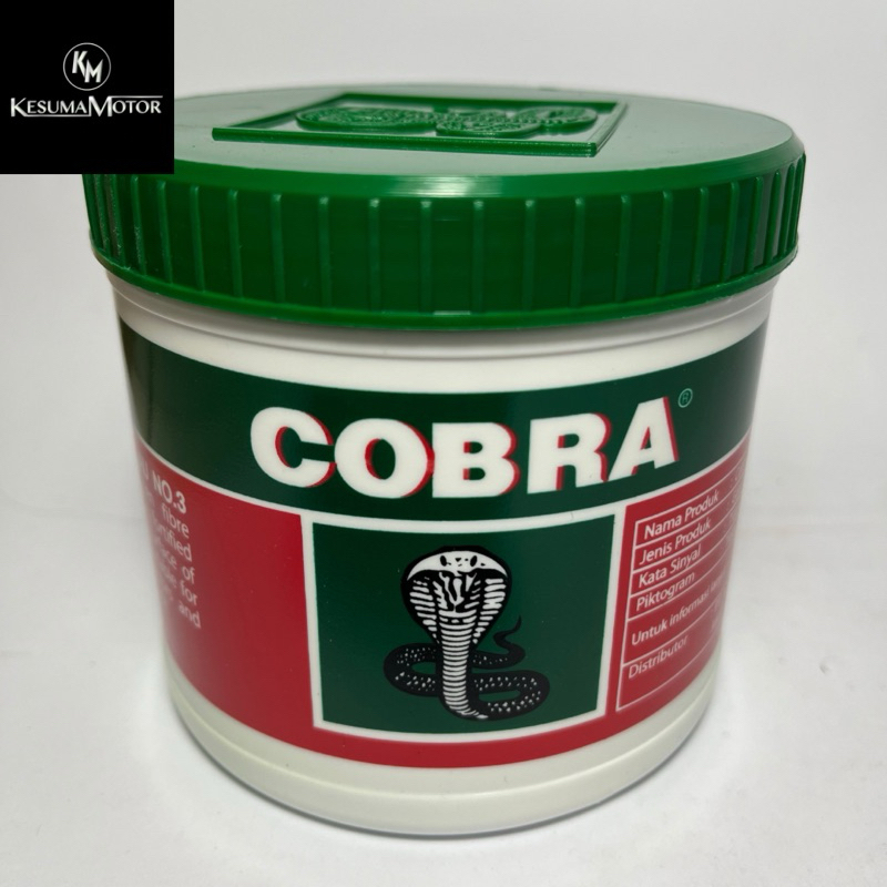 Jual GEMUK COBRA / GREAS NLGI 3 500Gr / GREASE COBRA CHASSIS 0,50KG ...