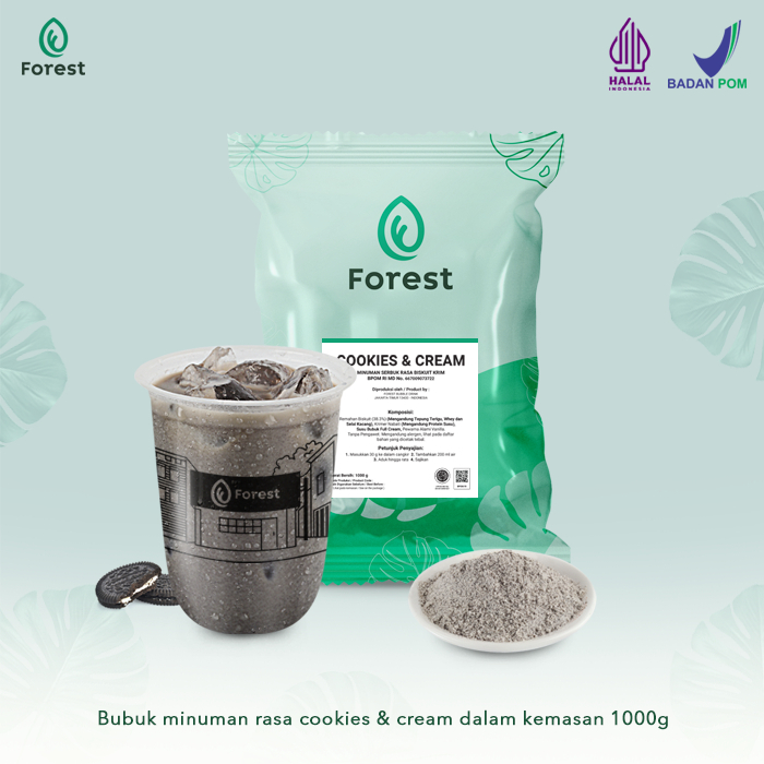 Jual Bubuk Minuman COOKIES & CREAM Powder 1000 gr - FOREST | Shopee ...