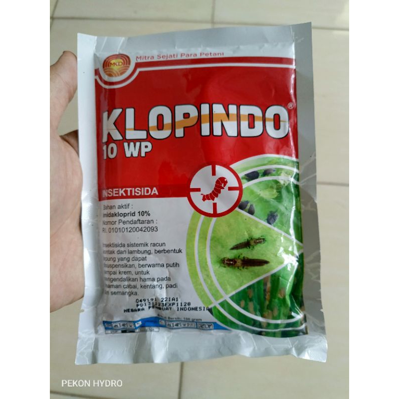 Jual KLOPINDO 10 WP 100 Gram IMIDAKLOPRID Pembasmi Kutu Insektisida | Shopee Indonesia