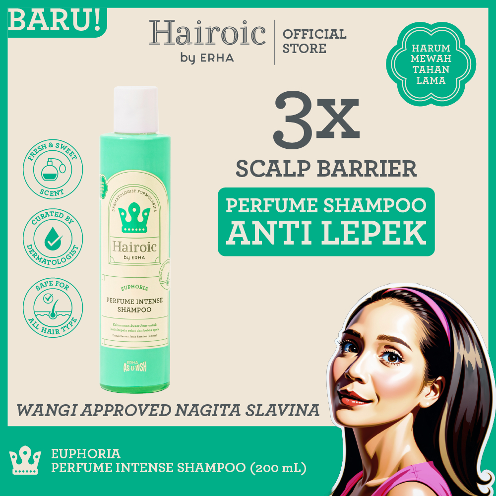Jual Hairoic Euphoria Perfume Intense Shampoo 200ml - Parfum Shampoo ...