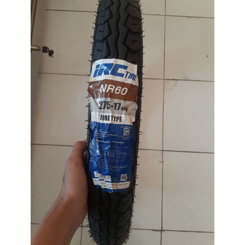 Jual Ban Luar Belakang Motor Bebek IRC 275-17 NR60 Tubetype | Shopee Indonesia