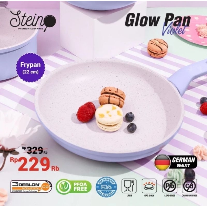 Jual Fry Pan 22 Cm GLOW PAN Series SteinCookware Penggorengan Wajan ...