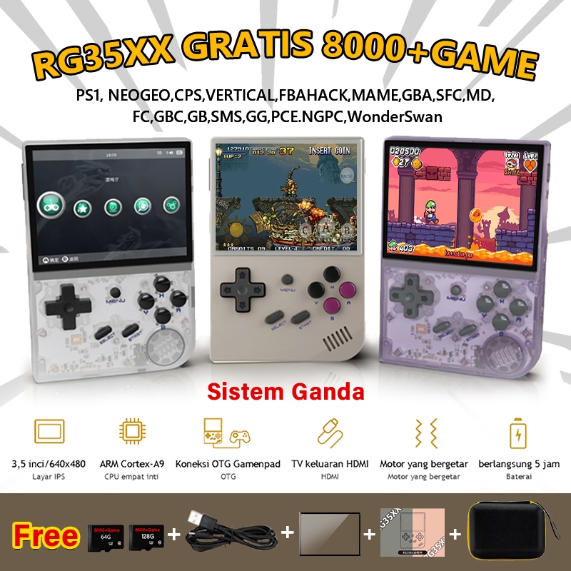Jual Original Anbernic Rg35xx Handheld Retro Game Console Linux Open