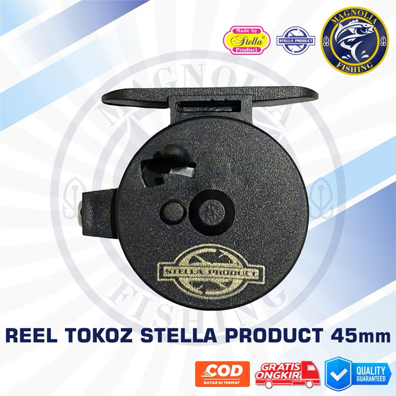 Jual Reel Pancing Joran Tegek Tokos Tokoz Stella 45mm | Shopee Indonesia