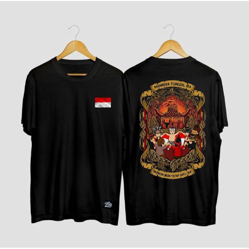 Jual KAOS BHINNEKA TUNGGAL IKA BERBEDA BEDA TETAP SATU JUA | Shopee ...