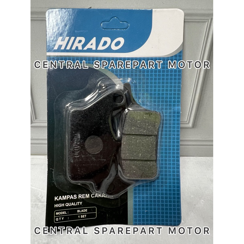 Jual DISPAD KAMPAS REM DEPAN HIRADO BLADE REVO ABSOLUTE SUPRAX125 FI ...