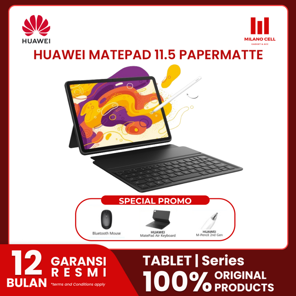 Jual HUAWEI MatePad 11.5" PaperMatte Edition [8+256GB] | 11.5-inch 120 ...