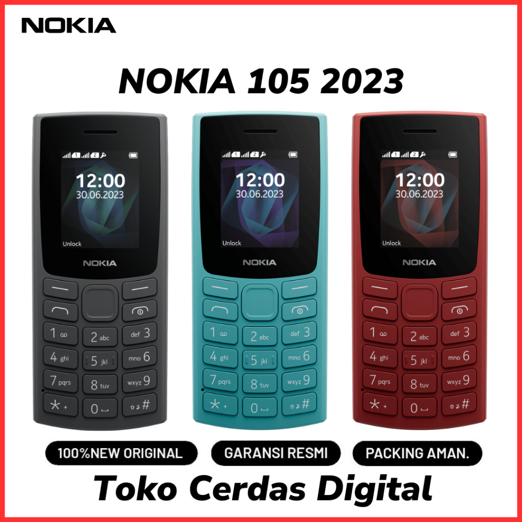 Jual NOKIA 105 2023 Garansi Resmi 12 Bulan | Shopee Indonesia