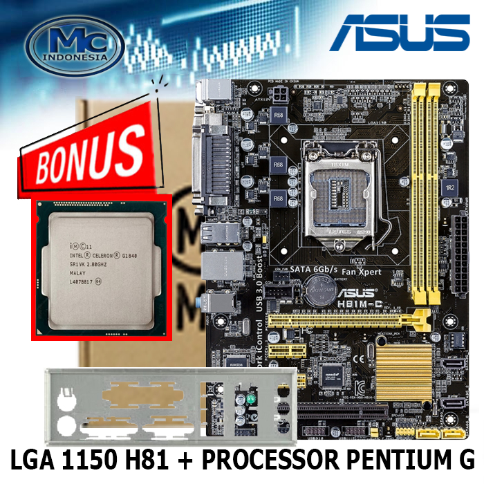 Jual MOBO Motherboard H81 Intel LGA 1150 onboard | Shopee Indonesia