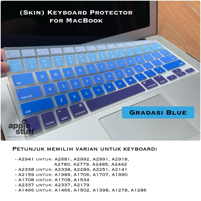 Jual Skin Keyboard Protector Apple MacBook Pro Air Motif dan Gradasi ...