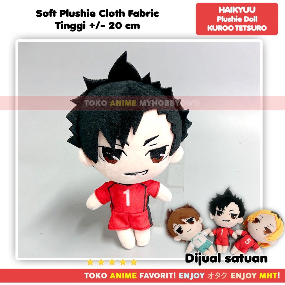 Jual el Keren Boneka Anime Haikyuu Plushie Doll Hinata Shoyo Kageyama ...