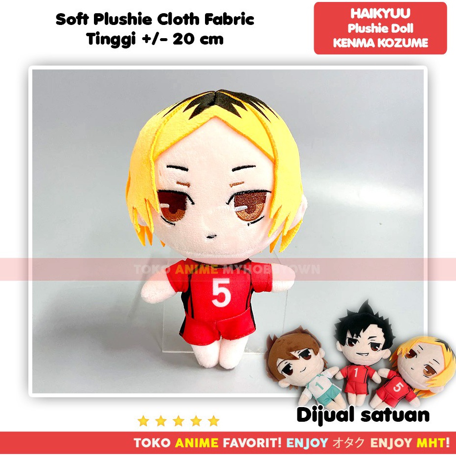 Jual el Keren Boneka Anime Haikyuu Plushie Doll Hinata Shoyo Kageyama ...