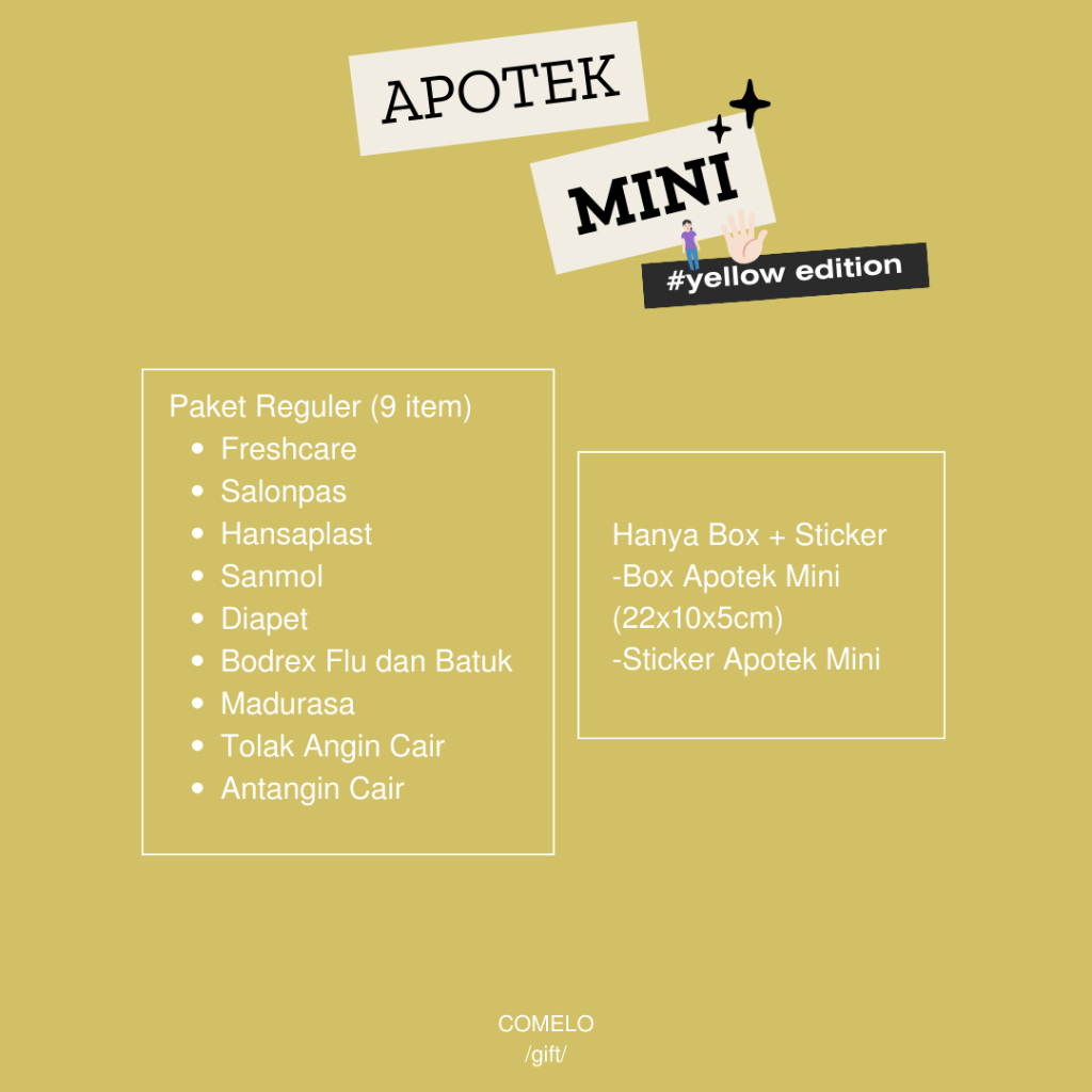 Jual (READY STOCK) Kado Apotek Mini | Kado Ulang Tahun Unik | Lucu ...