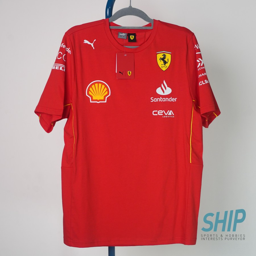 Jual Team tee shirt SCUDERIA FERRARI mens original 2024 PUMA formula 1 ...