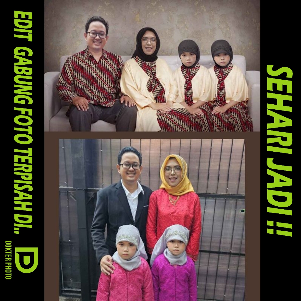 Jual PROFESIONAL EDITING MENGGABUNGKAN FOTO TERPISAH MENJADI SATU ...