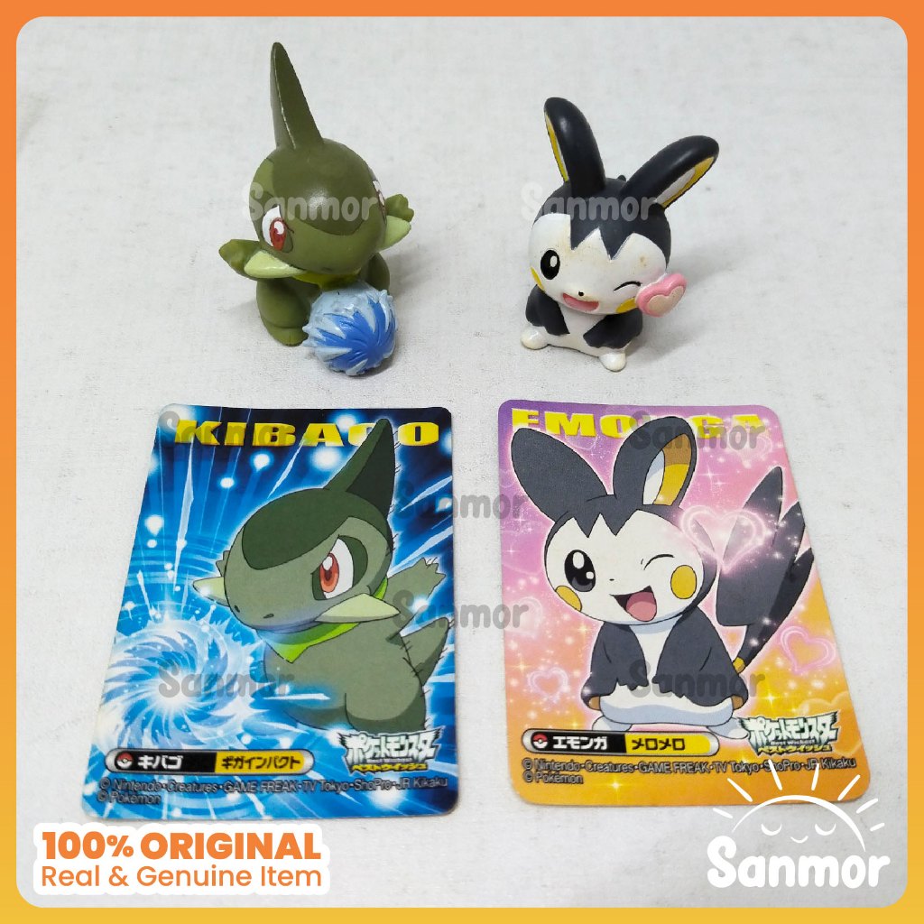 Jual Pokemon Finger Doll Figure Kartu Sticker Attack Motion Battle RARE ...
