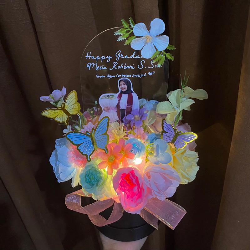 Jual Bloombox Akrilik Foto | Bloom box Acrylic Foto | Bloom Box Custom ...