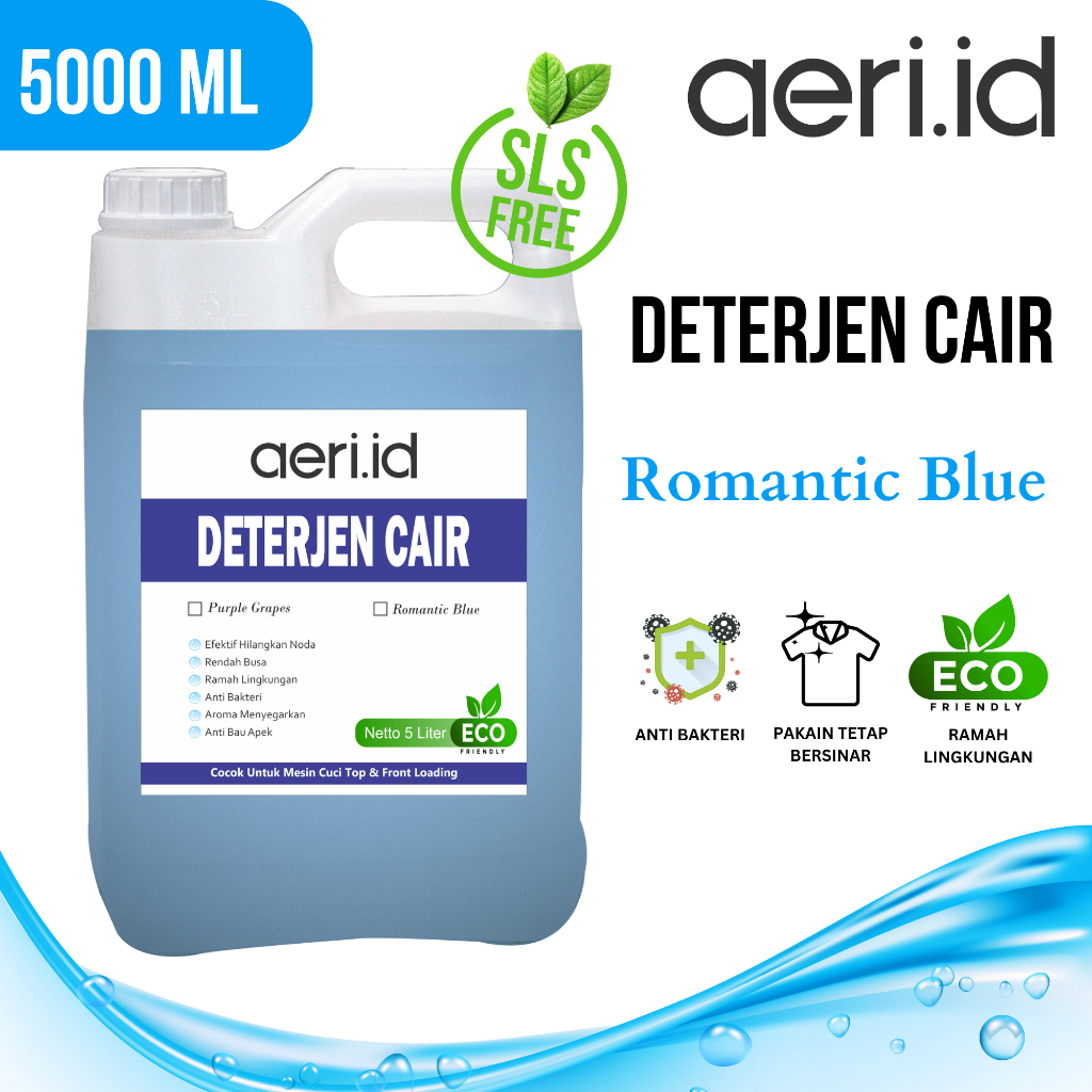 Jual DETERJEN CAIR (ECO Friendly) PREMIUM | LIQUID DETERGENT 5 LITER ...
