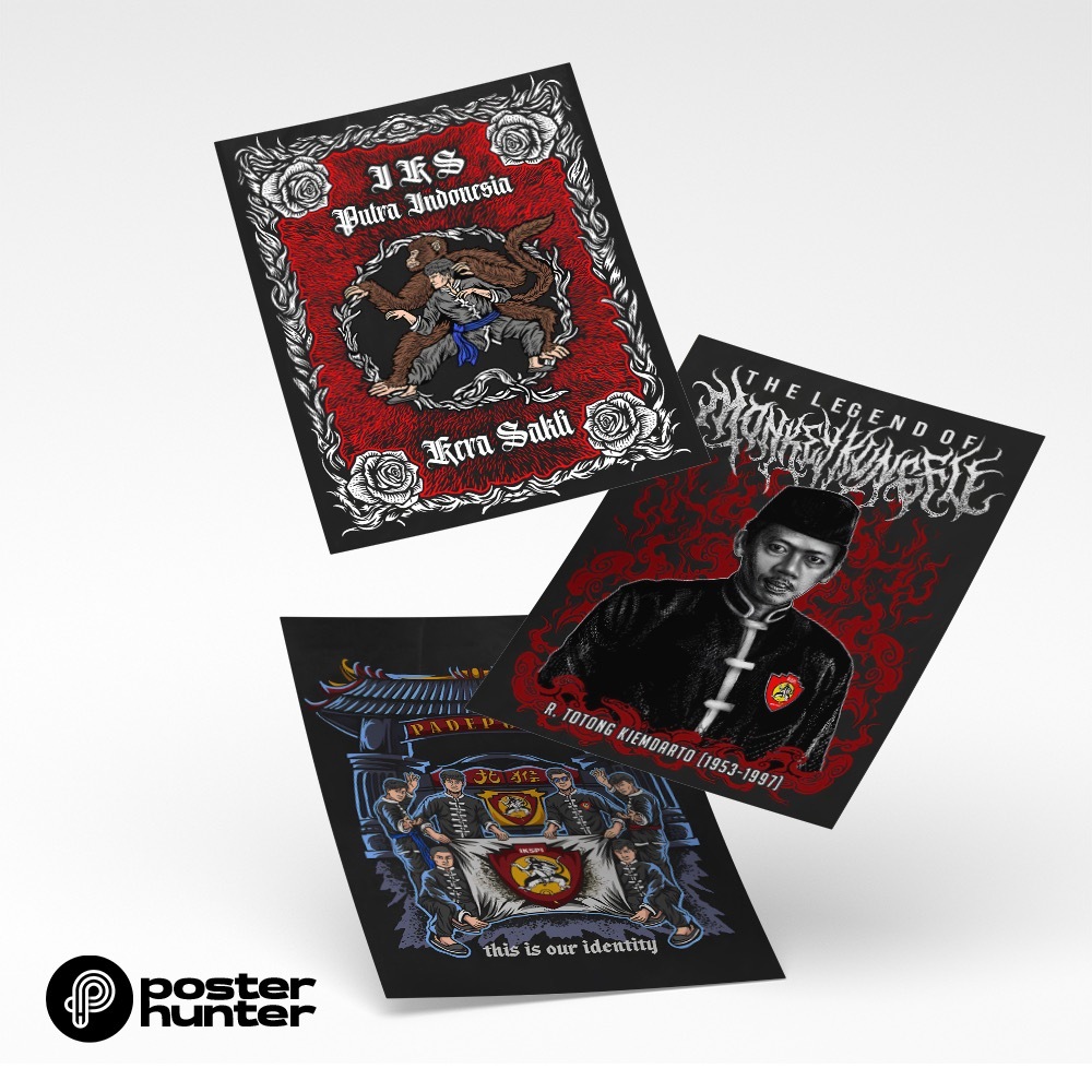 Jual Poster IKSPI Kera Sakti | Wallpaper Sticker Pencak Silat Pasker Kerasakti Srikandi KS 1980 ...