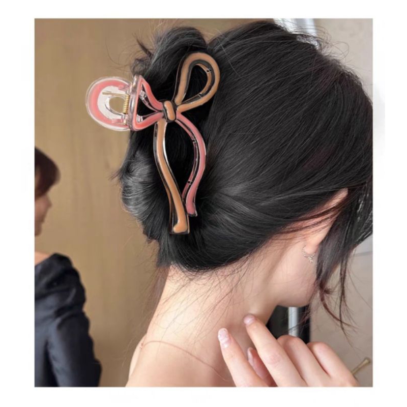 Jual ౨ৎ 2PCS Ribbon Hair Claw Jedai Jepit Rambut ౨ৎ | Shopee Indonesia