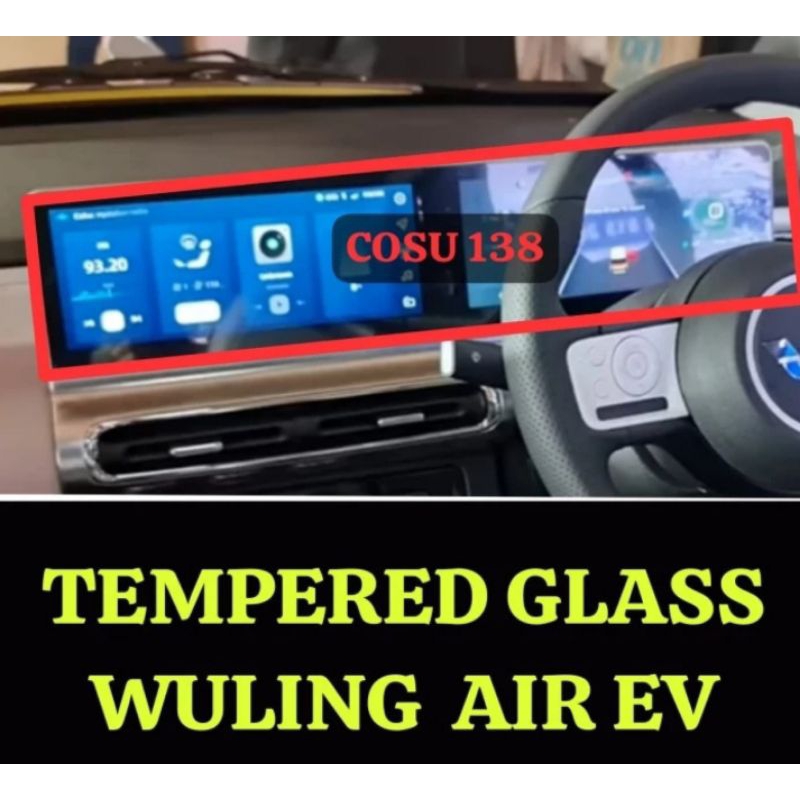 Jual Anti Gores Tempered Glass Head Unit Speedometer Mobil Wuling Air ...