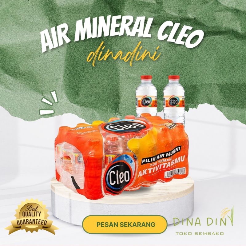 Jual Air mineral cleo 220 ml × 24 botol | Shopee Indonesia