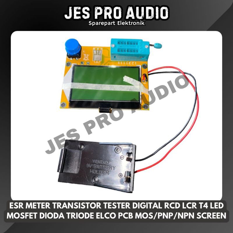 Jual ESR METER TRANSISTOR TESTER DIGITAL RCD LCR T4 LED MOSFET DIODA ...