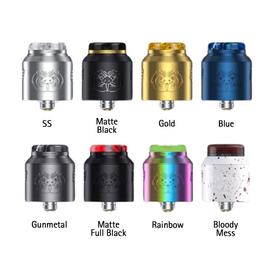 Jual RDA Drop Dead V2 24MM Dual Coil Authentic by Hellvape | Shopee ...