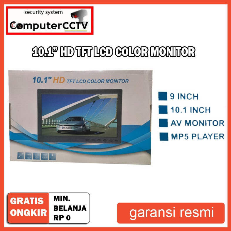 Jual 10.1" HD TFT LCD COLOR MONITOR | Shopee Indonesia