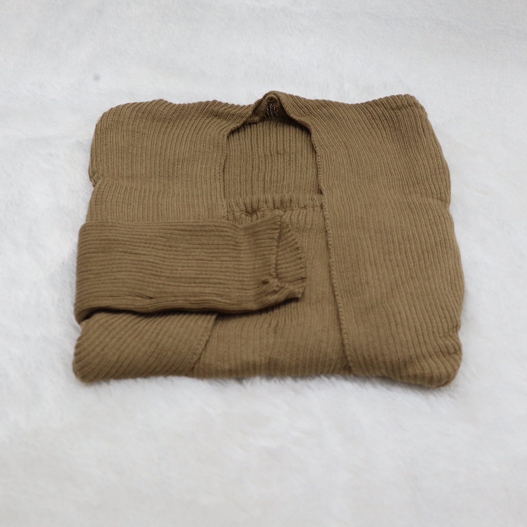 Jual Atasan Rajut Lengan Panjang Wanita Square Neck Style Korea | Shopee Indonesia