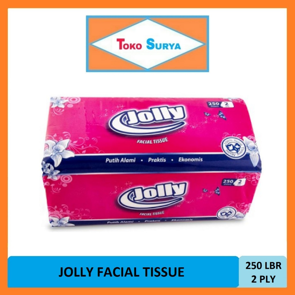 Jual Tissue Jolly Tisu 250 Lembar 2 Ply Facial Tissue | Shopee Indonesia