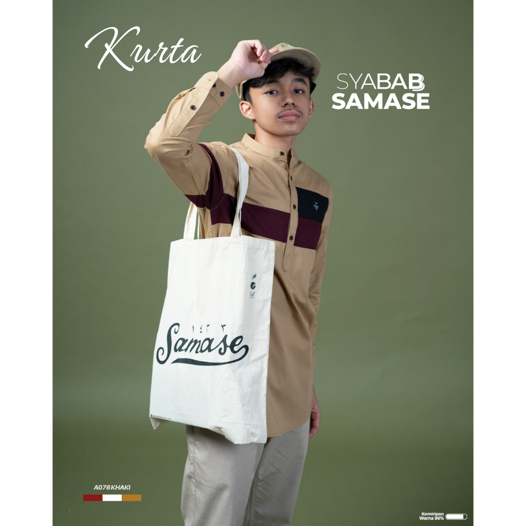 Jual SAMASE Kurta Cut & Sew Syabab A076 Kurta Remaja Baju Muslim Lengan ...