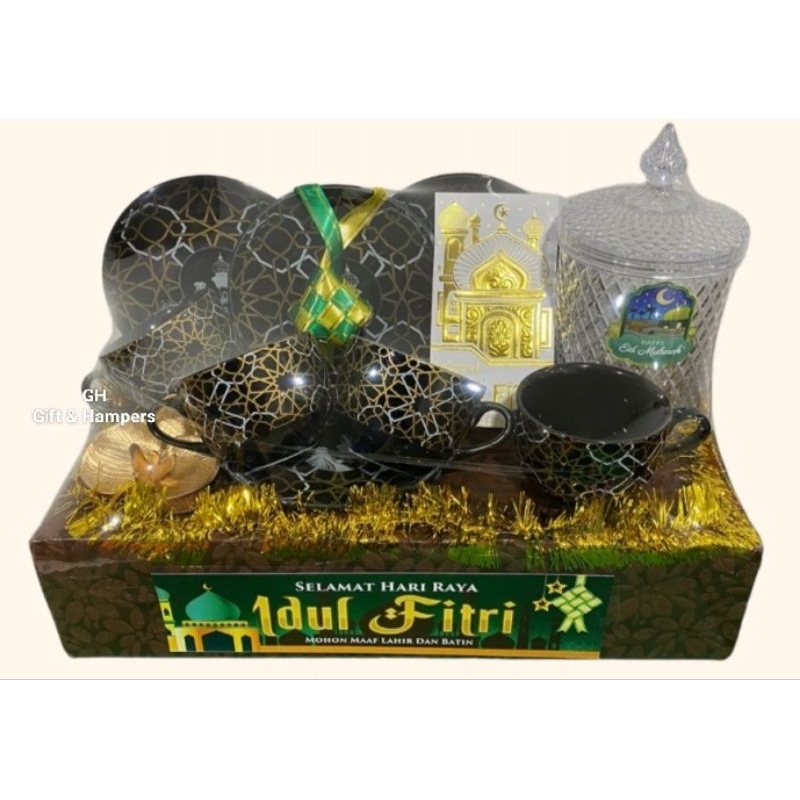 Jual Parcel Lebaran Teaset Hampers Idul Fitri Cangkir Saucer Premium ...