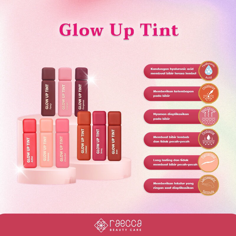 Jual RAECCA GLOW UP LIP TINT | Shopee Indonesia