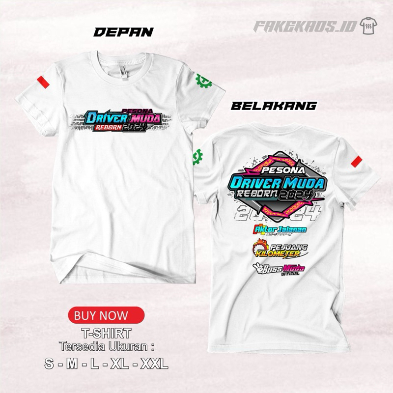 Jual KAOS PESONA DRIVER MUDA REBORN 2024 | Shopee Indonesia Jual KAOS PESONA DRIVER MUDA REBORN 2024 | Shopee Indonesia