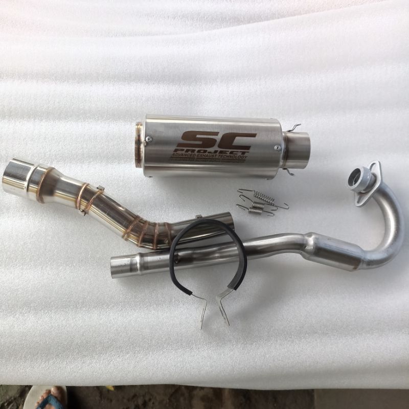 Jual Knalpot SC project CRF 150L DTRACKER 150 KLX 150 Sc project ...
