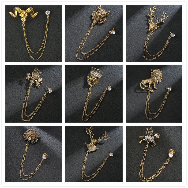 Jual Setelan pria Bros sayap versi Korea versi Korea setelan pin kerah ...