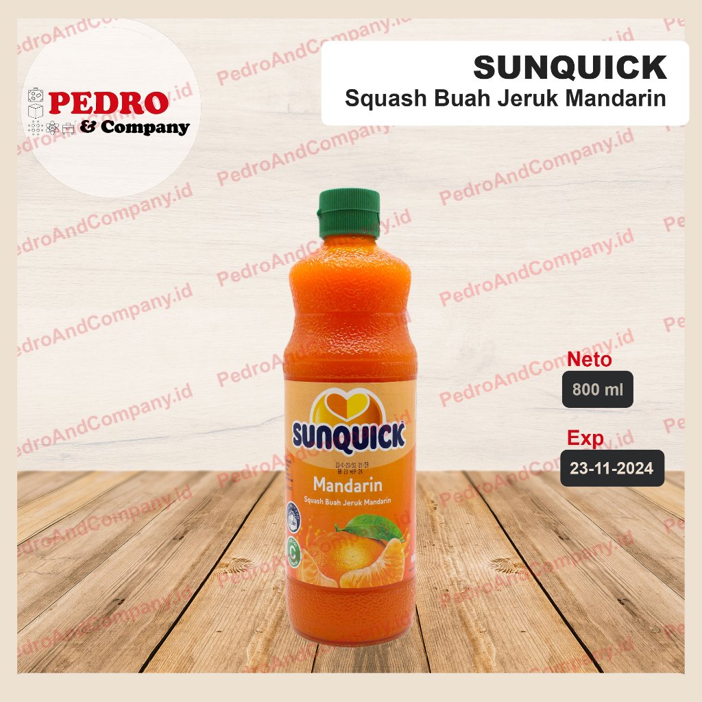 Jual sunquick mandarin 800 ml sirup syrup orange jeruk mandarin ...