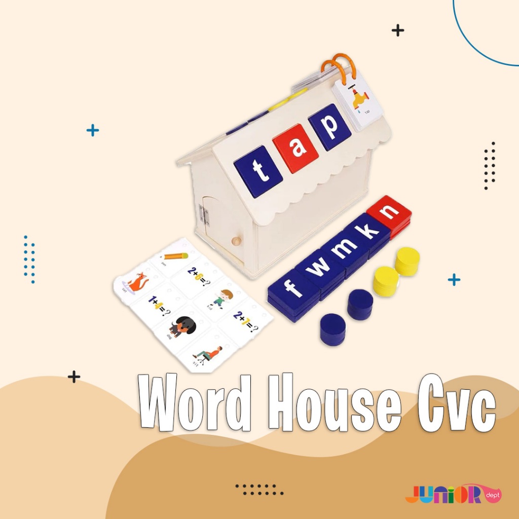 Jual Word House Cvc and Counting Math / Ten Frame Set Math | Shopee ...