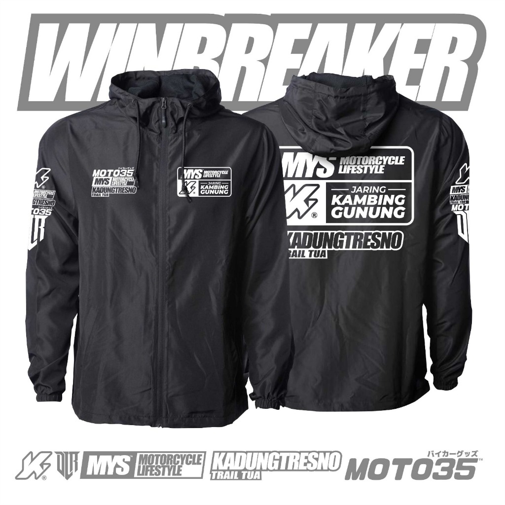 Jual JAKET PRINTING WINBREAKER JKG X MYS | Shopee Indonesia
