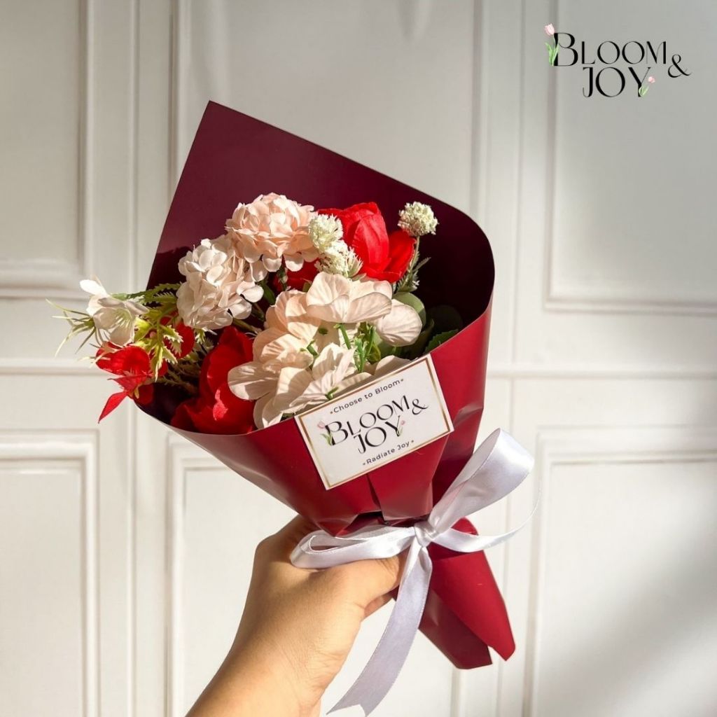 Jual buket bunga artificial buket bunga mix flower bouquet kado ...