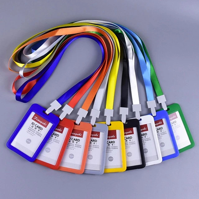 Jual Name Tag Holder ID CARD DX-612 + Tali Id card Puller 1SET | Shopee ...