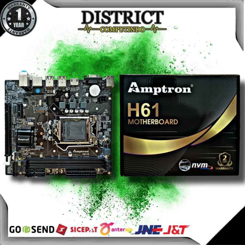 Jual Motherboard H61 Amptron Socket LGA 1155 | Shopee Indonesia