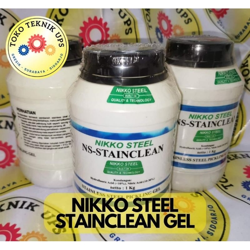 Jual NIKKO STAINCLEAN GEL PEMBERSIH STAINLESS STEEL MESIN LAS WELDING ...