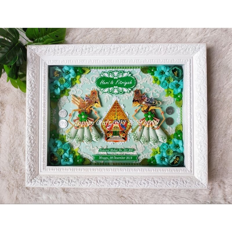 Jual Frame Bingkai Mahar Pernikahan Wayang Jawa | Shopee Indonesia