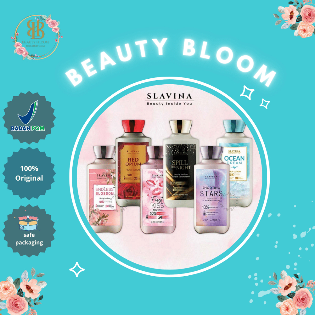 Jual SLAVINA Body Lotion Series 350ml | Shopee Indonesia
