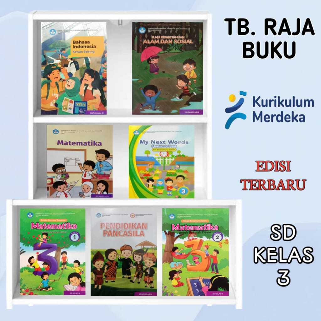 Jual Buku Siswa KELAS 3 SD/MI Kurikulum Merdeka - Kemendikbud | Shopee Indonesia
