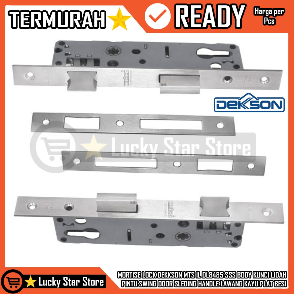 Jual Mortise Lock Dekkson Mts Il Dl8485 Sss Body Kunci Lidah Pintu ...